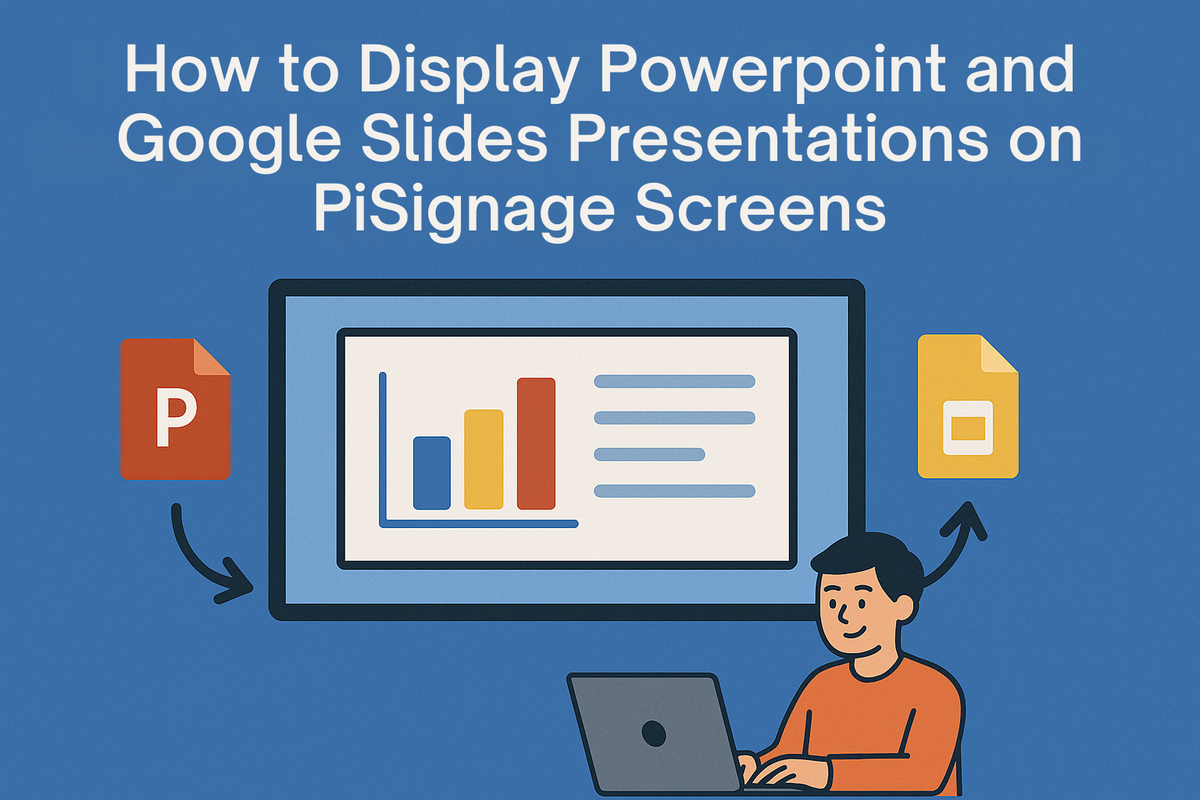 How to Display PowerPoint & Google Slides on PiSignage Screens